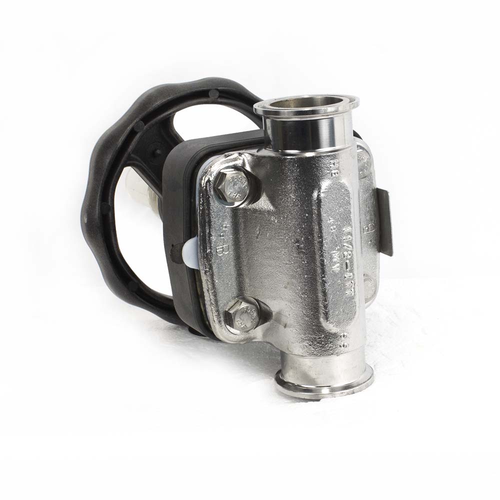 Icp Valve ITT Industries 0.5" Diaphragm Valve With Sanitary Tri-Clamp ...